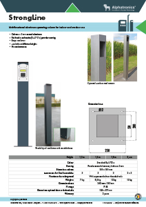 Alphatronics – StrongLine-Säule